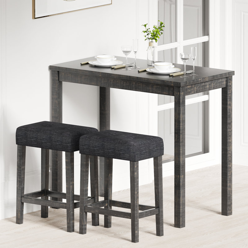 Winston Porter Maurus 2-Person Counter Height Dining Set & Reviews | Wayfair